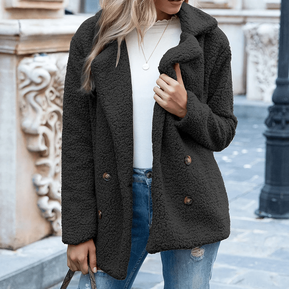 Women’s Callista Faux Fur Teddy Coat – Peter Oliveira